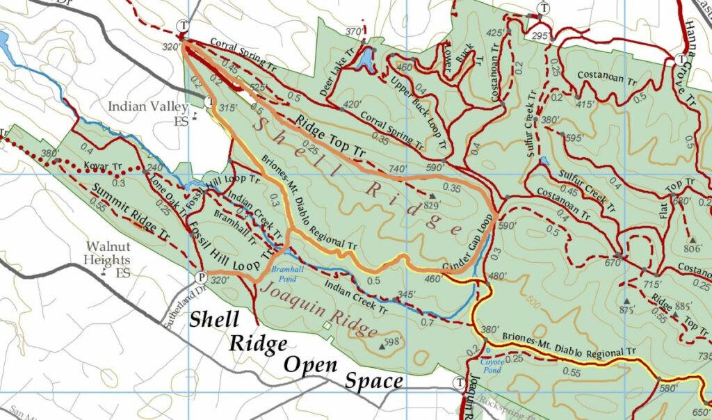 Shell Ridge Open Space: Ridge Top Trail - Save Mount Diablo