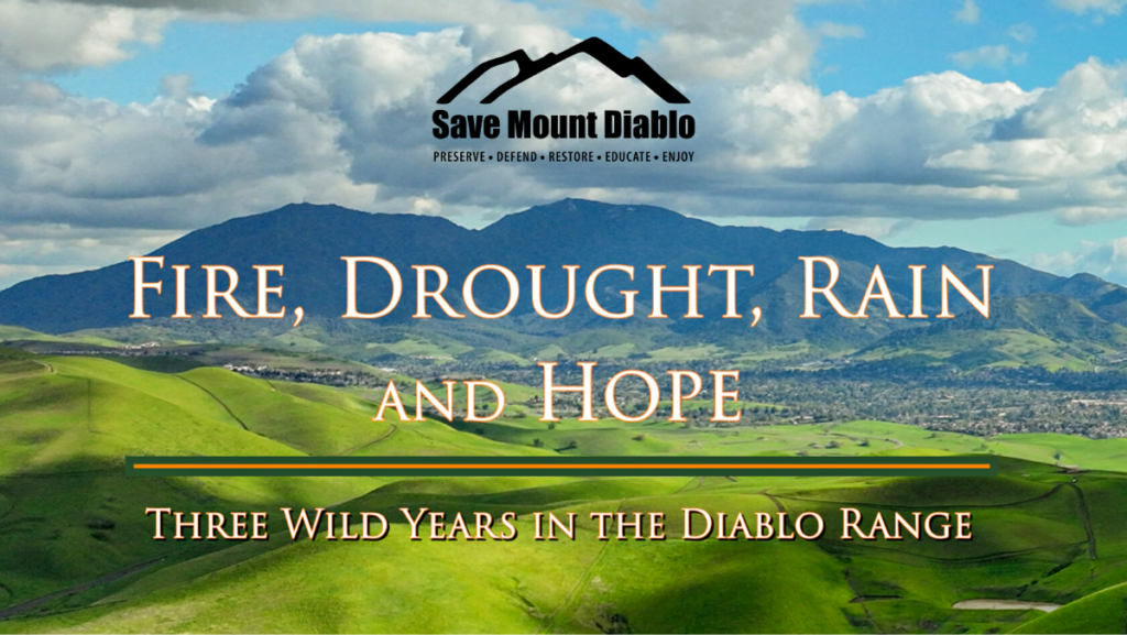 Fire, Drought, Rain and Hope: Three Wild Years in the Diablo Range - Save Mount Diablo